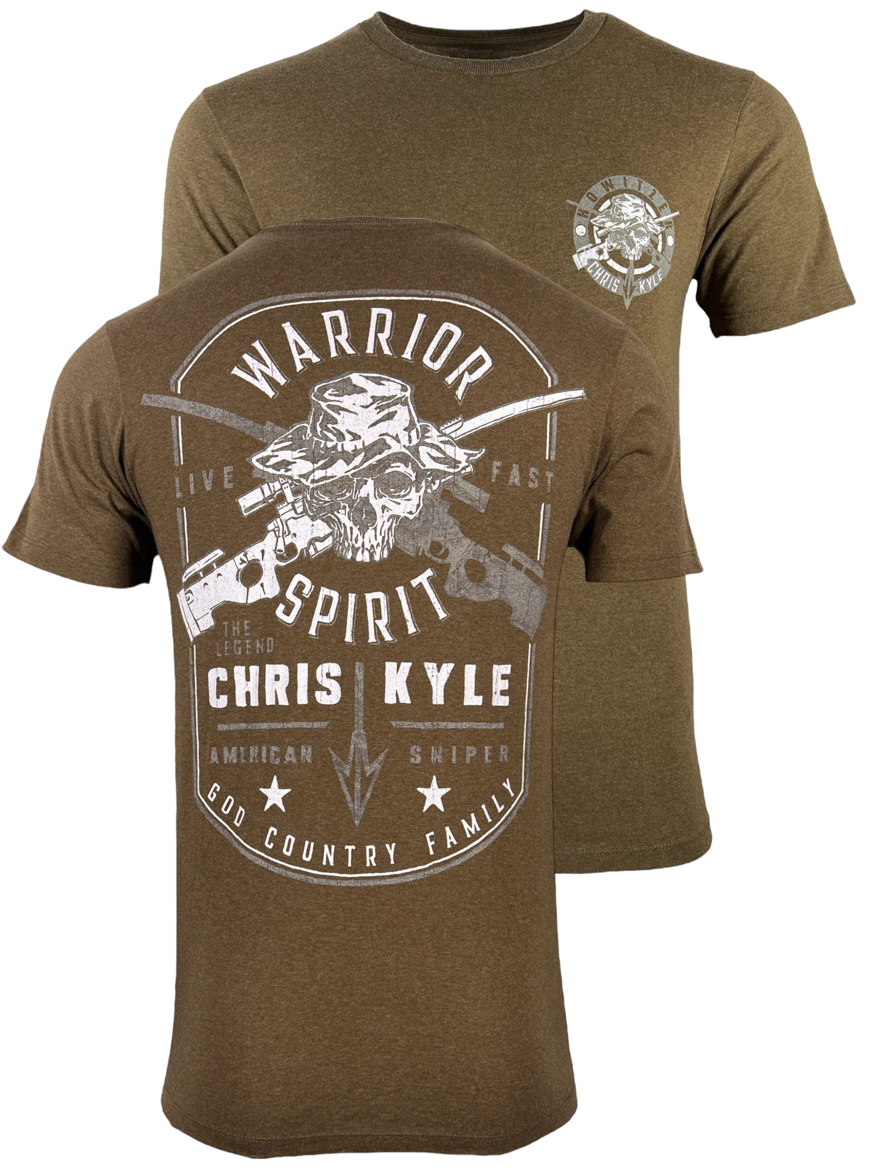 Howitzer Style Men's T-Shirt Chris Kyle Sniper Legend Military Grunt M ...