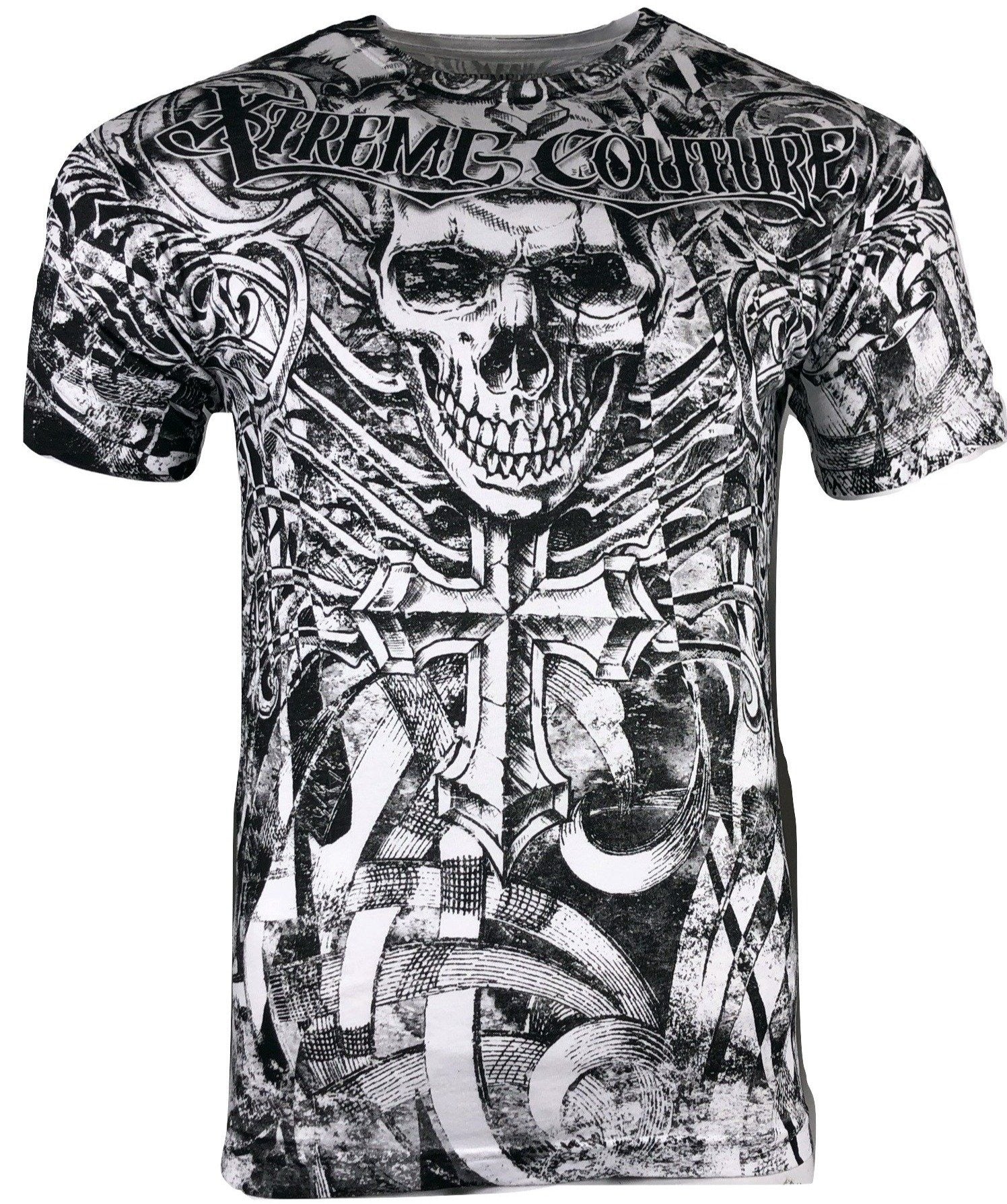 XTREME COUTURE by AFFLICTION Men's T-Shirt GATEKEEPER Biker MMA ...