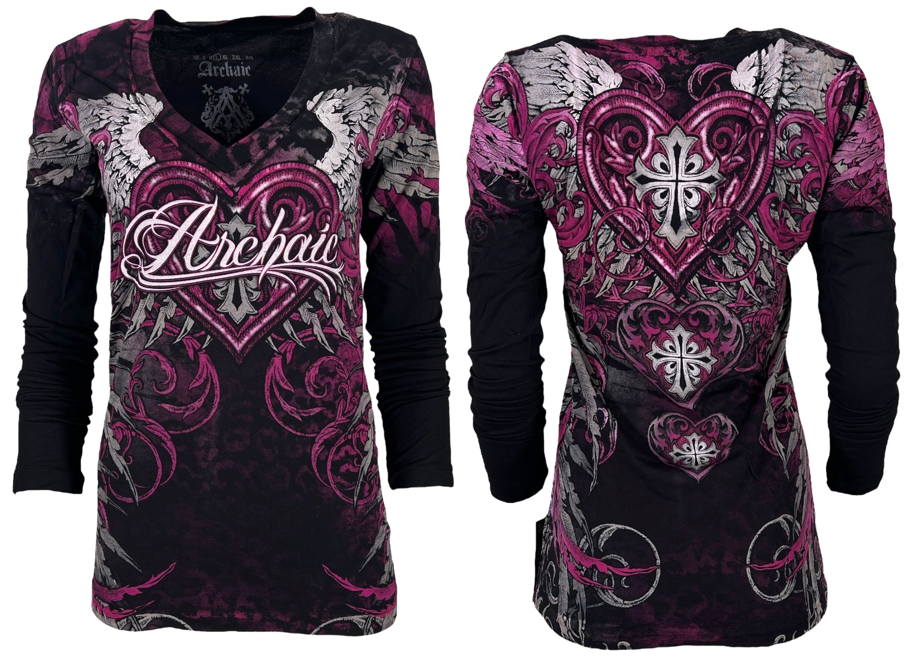 Archaic by Affliction Women's T-shirt Unwanted Love ^ | fashion brand sale